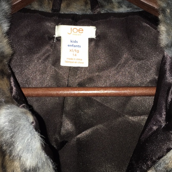 Joe Fresh | Jackets & Coats | Joe Fresh Kids Faux Fur Jacket | Poshmark